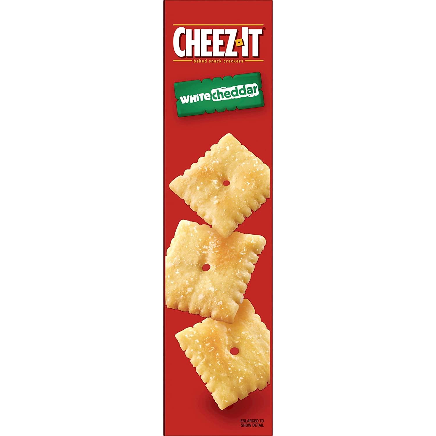 Cheez-It White Cheddar Baked Snack Crackers - 7oz Box for Office and ...