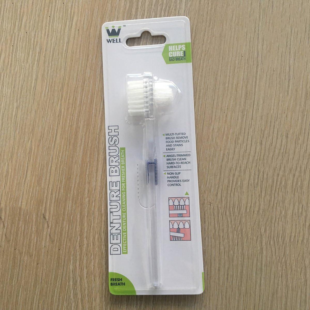 ROSENICE Double-Sided Toothbrush for Dentures - 3 Pack | Gentle ...
