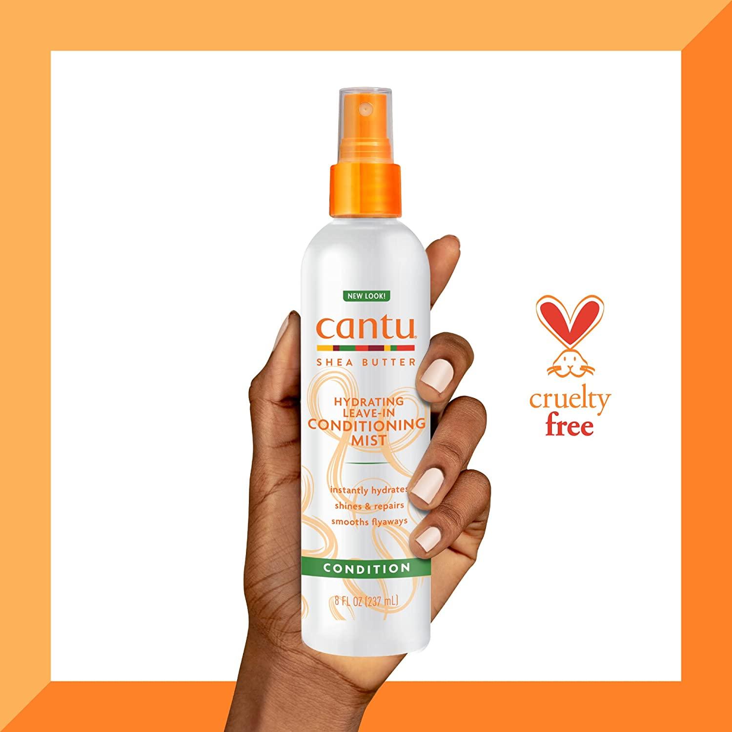Cantu Shea Butter Leave-In Conditioning Mist 8 fl oz | Hydrating Hair Care | Buy Now with ...