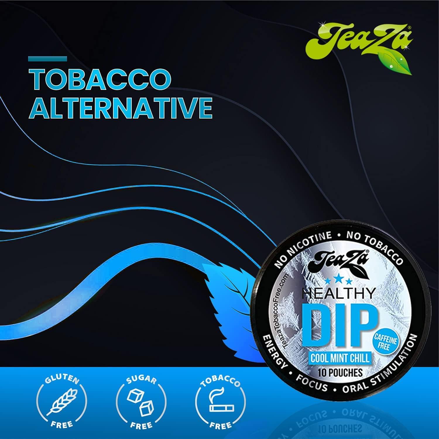 Teaza Herbal Energy Sampler Pack Healthy Dip Pouches Smokeless ...