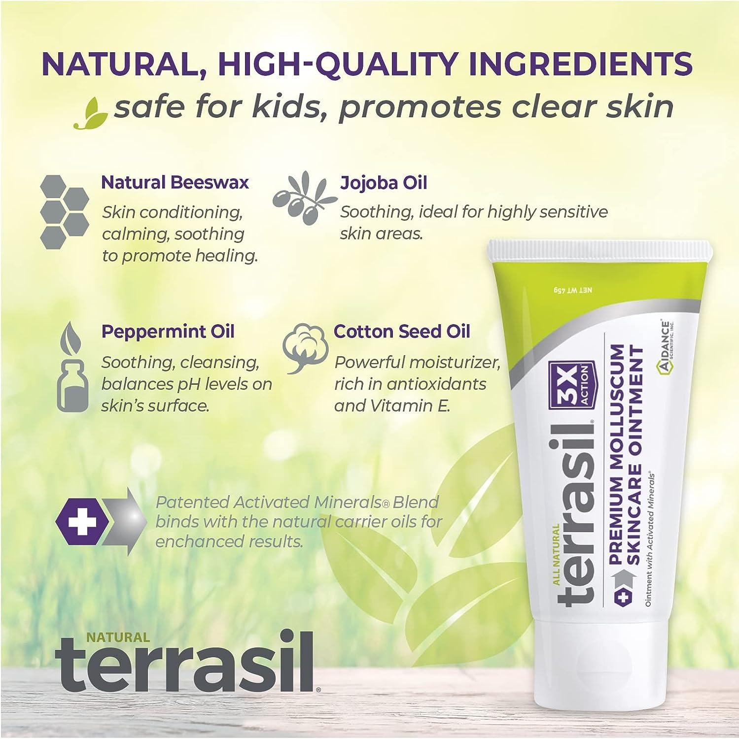 Terrasil Molluscum Contagiosum Ointment for Symptom Relief - All ...