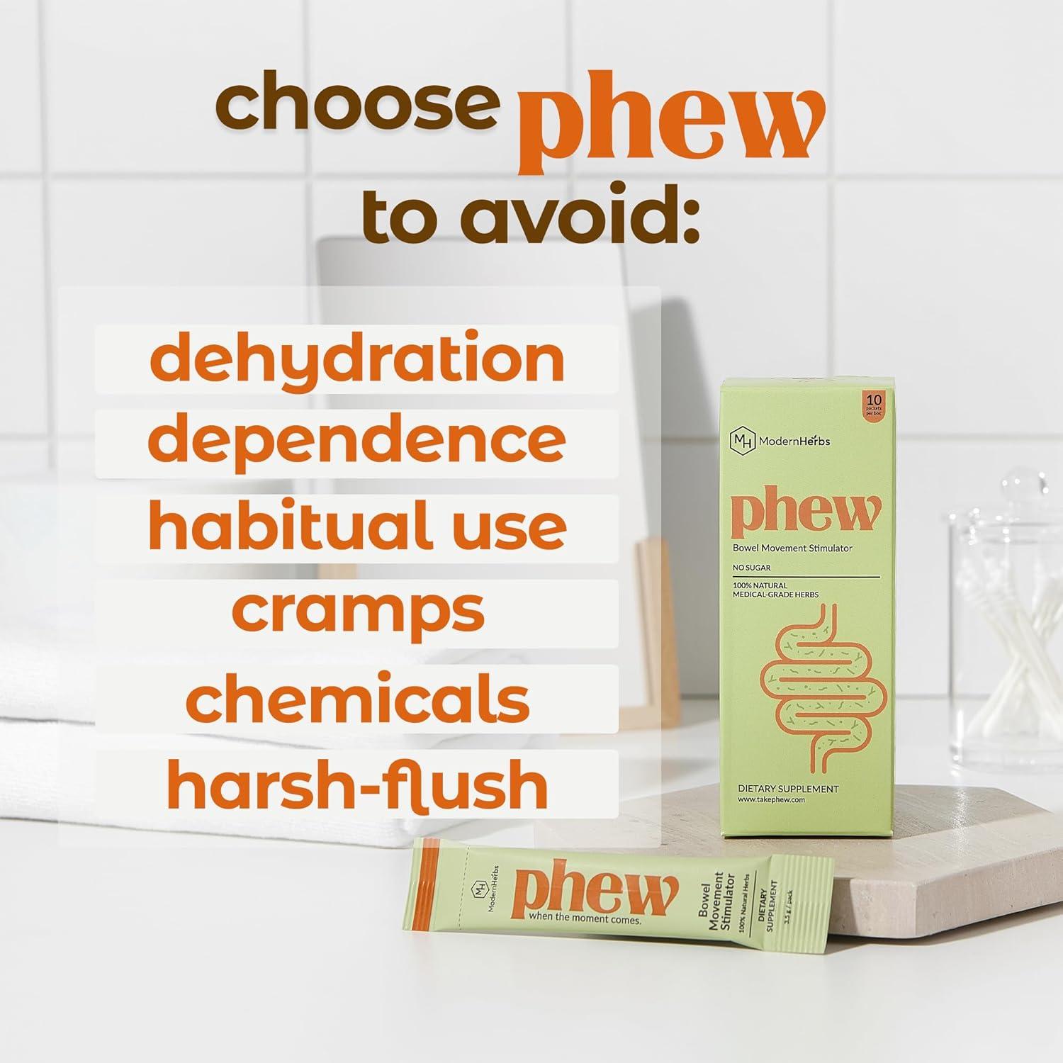 Phew Colon Cleanse: Natural Detox for Gentle Daily Relief - Ideal for ...