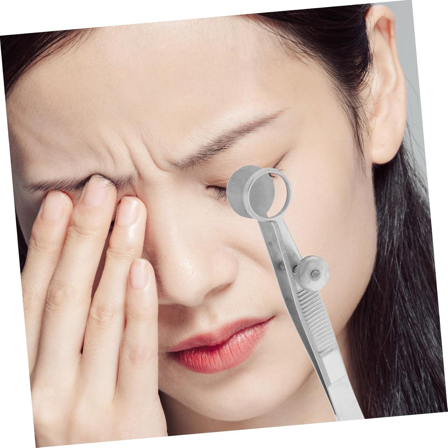 FOYTOKI Meibomian Gland Forceps Tweezer Metal Forcep Meibomian Glands ...