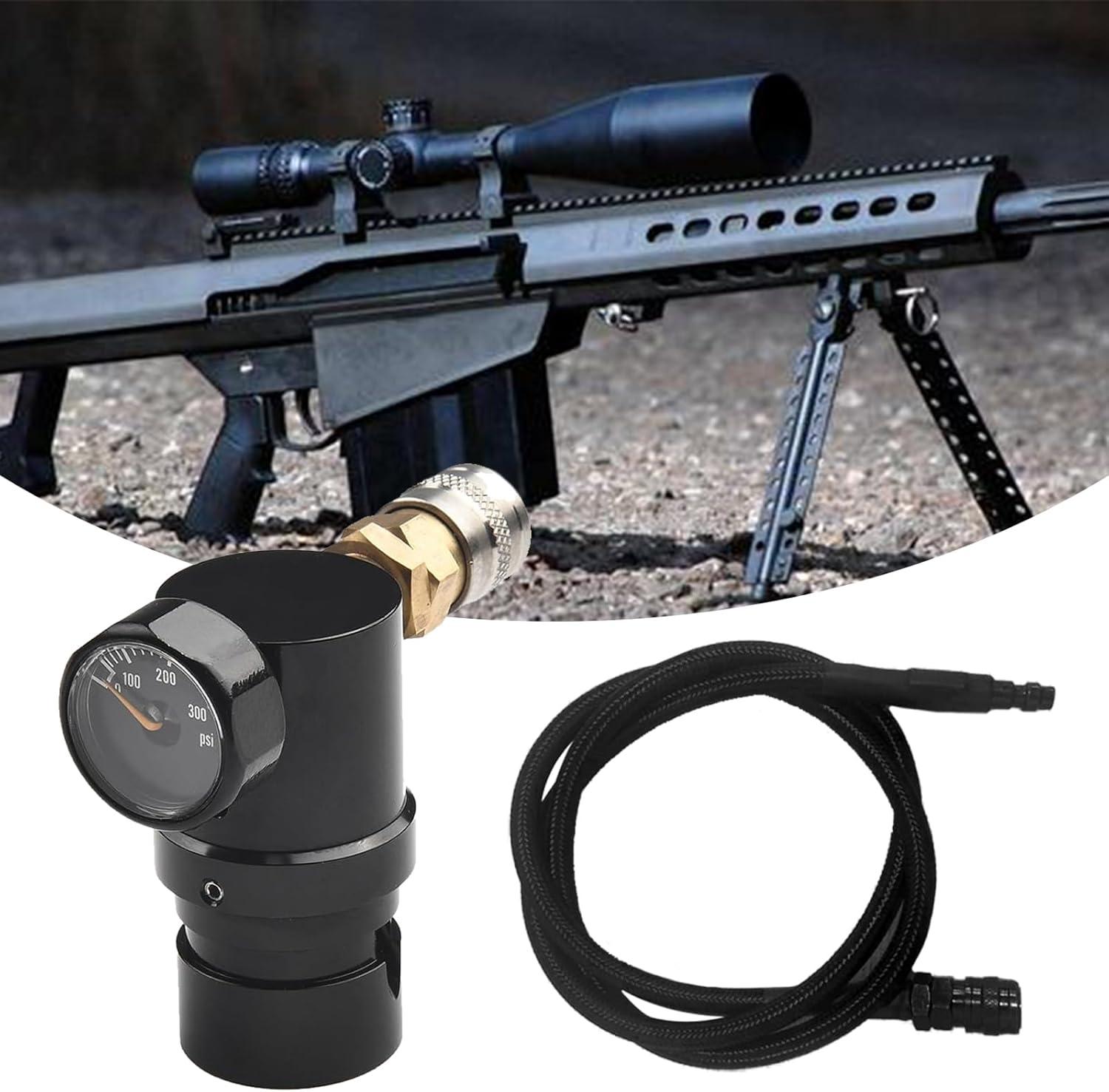 Paintball PCP Air Compressor & HPA Micro Regulator | 2000PSI Manometer ...