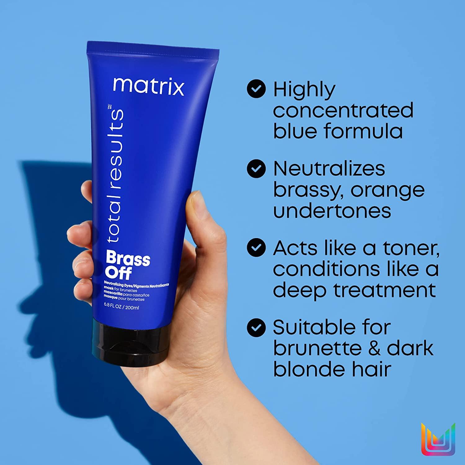 Matrix Brass Off Color Depositing Hair Mask 6.8 Fl Oz - Repairs ...