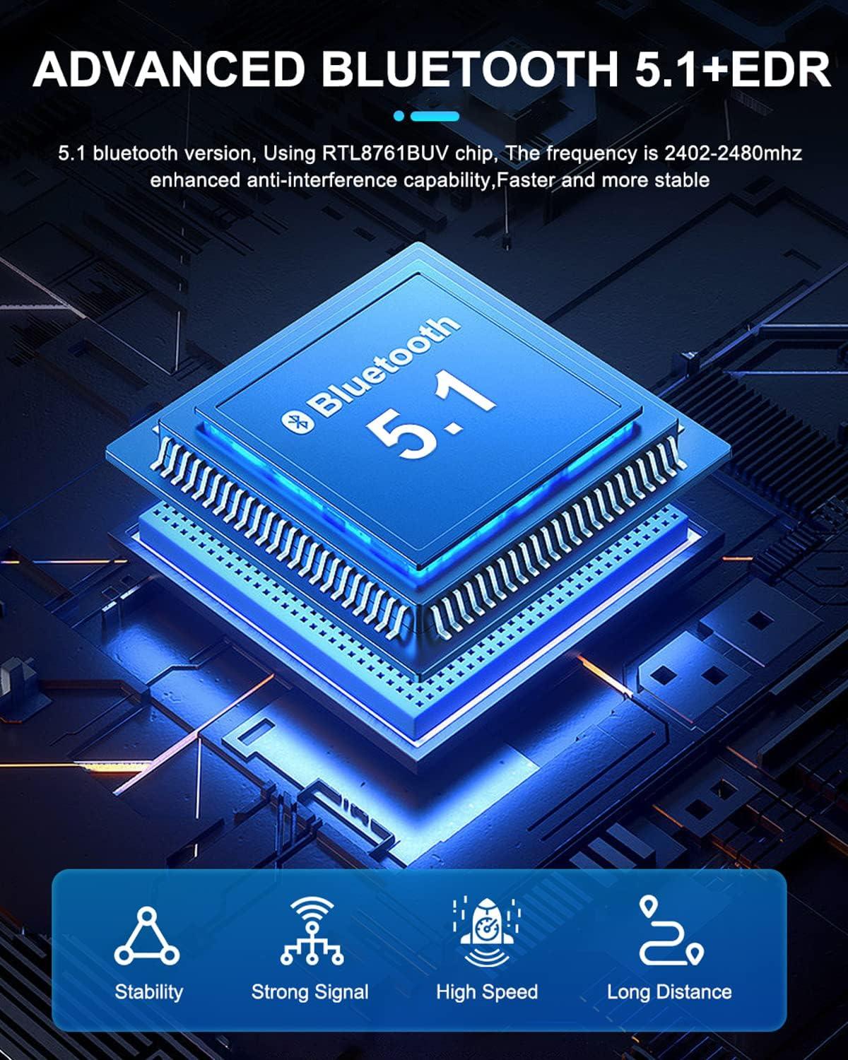 ZEXMTE 150M Bluetooth USB Adapter for PC 5.1 + Extension Cable - Drive ...