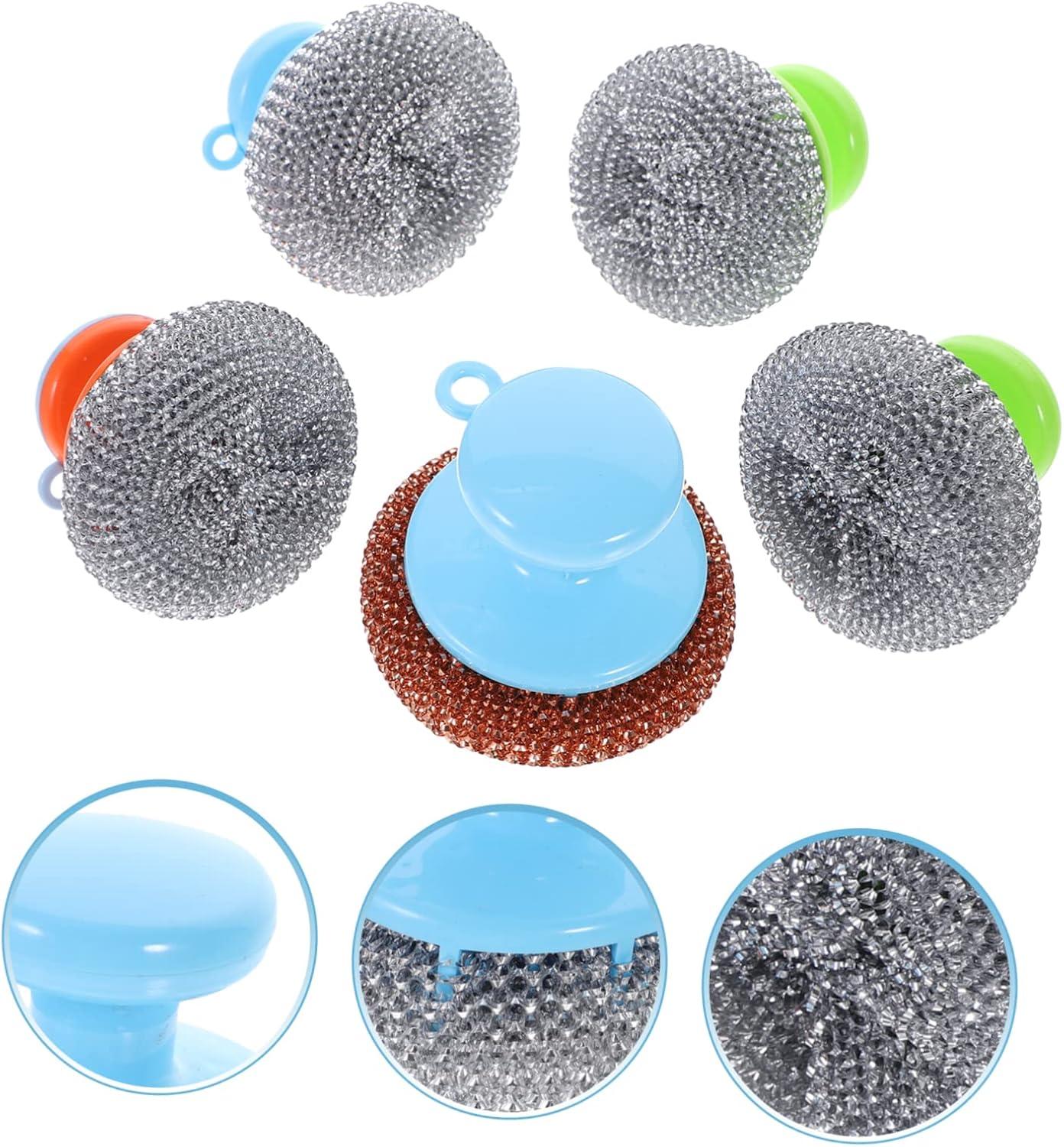 ABOOFAN 10 Sets Stainless Steel Wire Brush & Metal Scrubber for Pots ...
