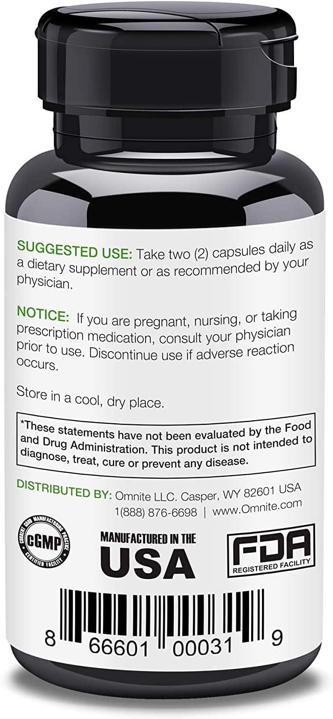 OmniBreathe Asthma Relief & Lung Cleanse Supplement - 30-Day ...