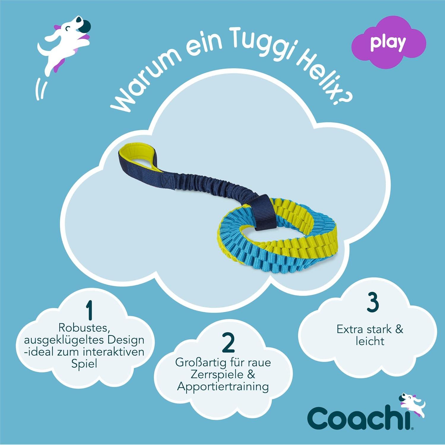 Company of Animals Coachi Tuggi Toys | Tuggi Helix - Durable Fun ...