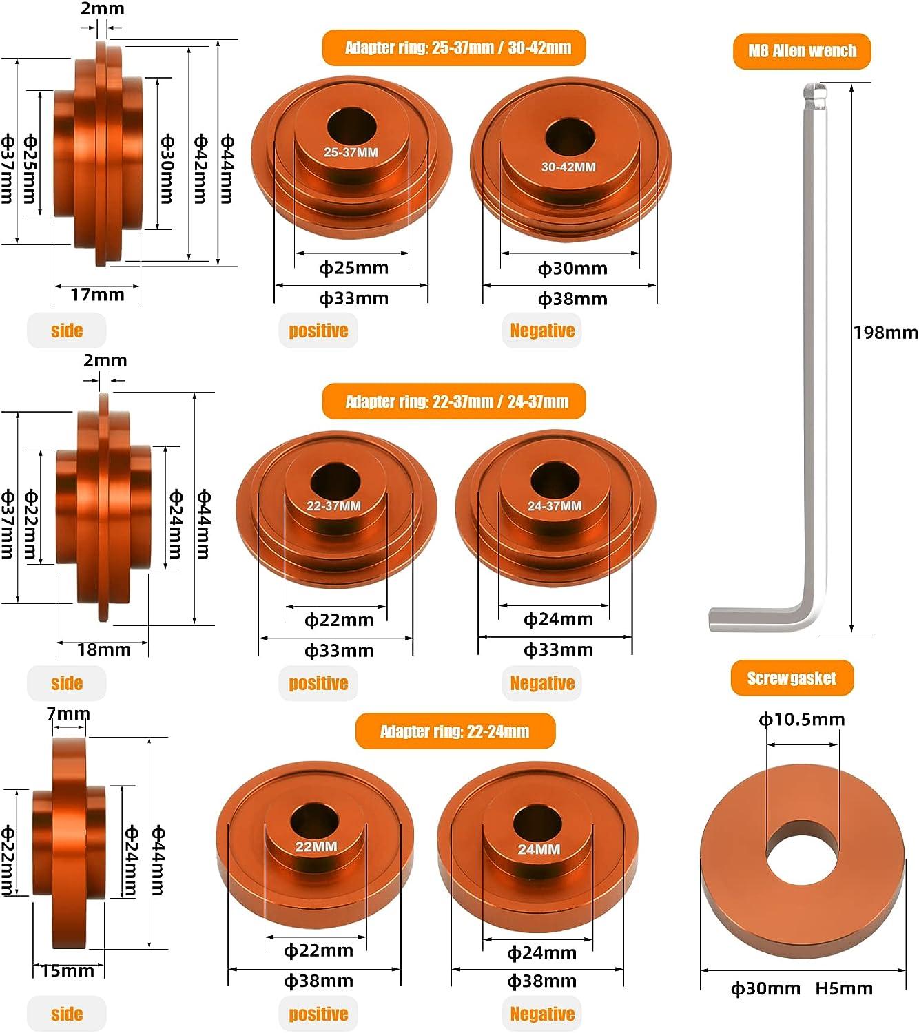OugeWood Bicycle Bottom Bracket Tool Kit - Bearing Press & Removal Tool ...