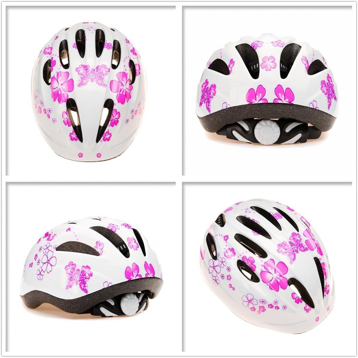 Girl's Pink Bike Helmet | Ages 3-10 | Adjustable & Multi-Sport | CPSC ...