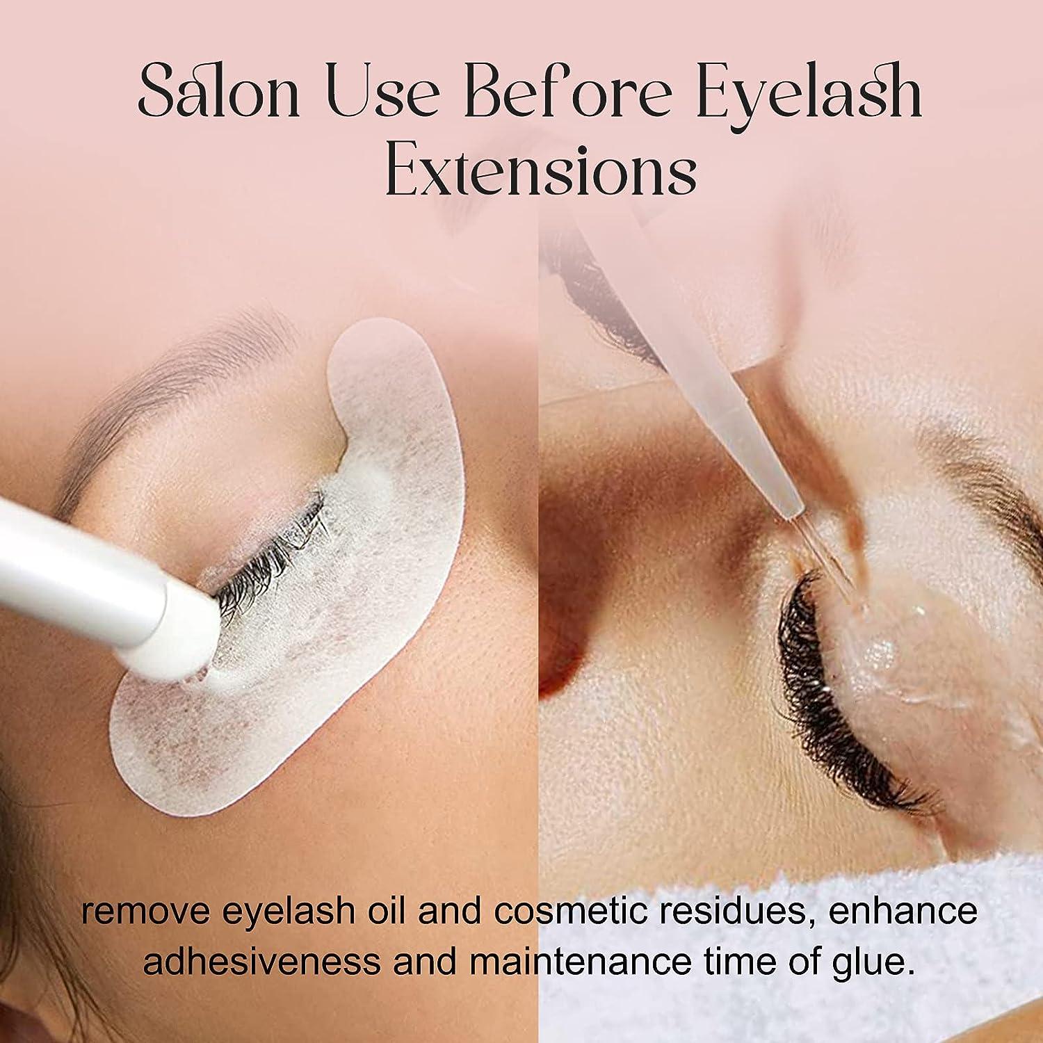 Lavender ALLOVE Lash Shampoo for Eyelash Extensions - 100ml Cleanser with Rinse Bottle, Brushes ...