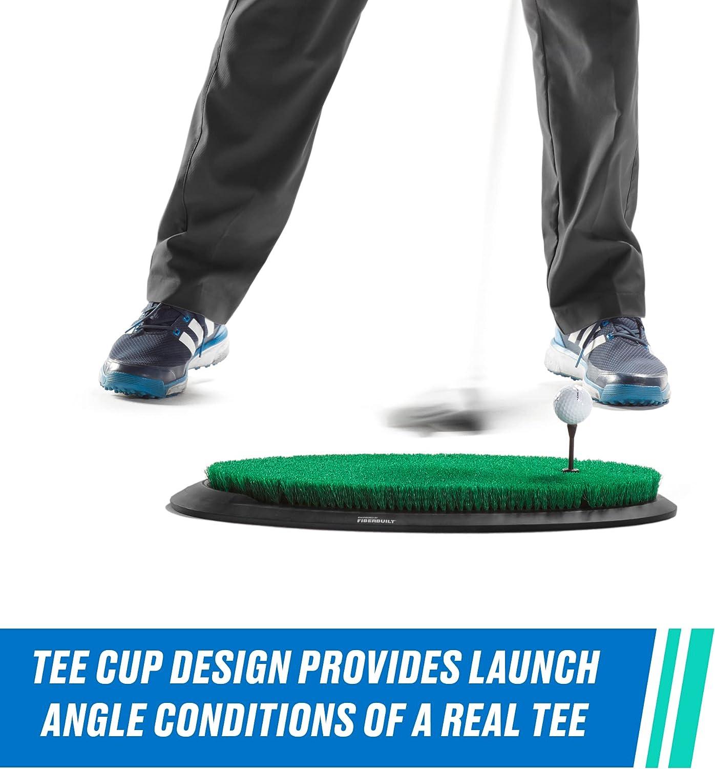 Fiberbuilt Adjustable Golf Tee - Premium Driving Range Mat Tees for ...