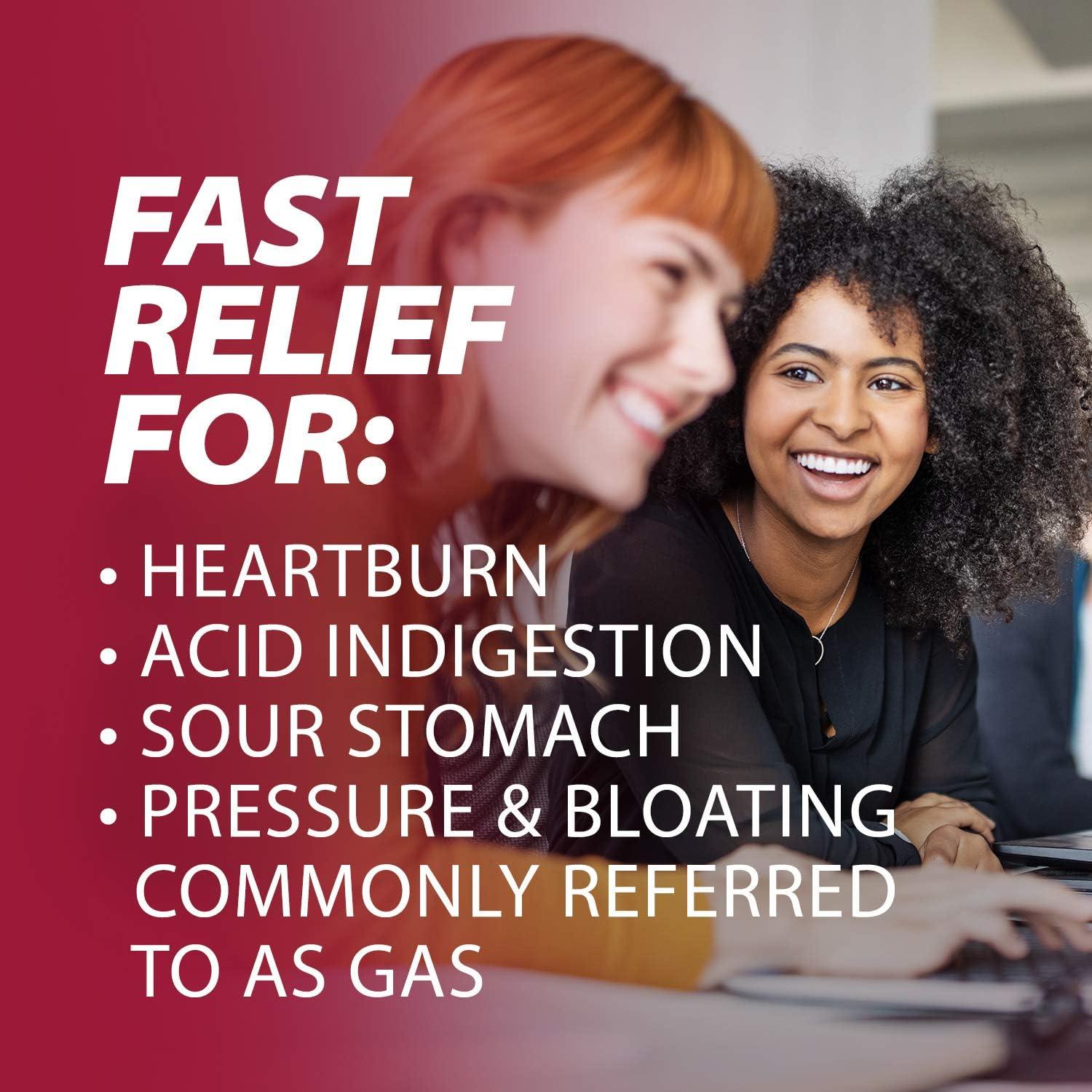 Rolaids Advanced Antacid Plus Anti-Gas 30 Chewable Tablets Assorted ...