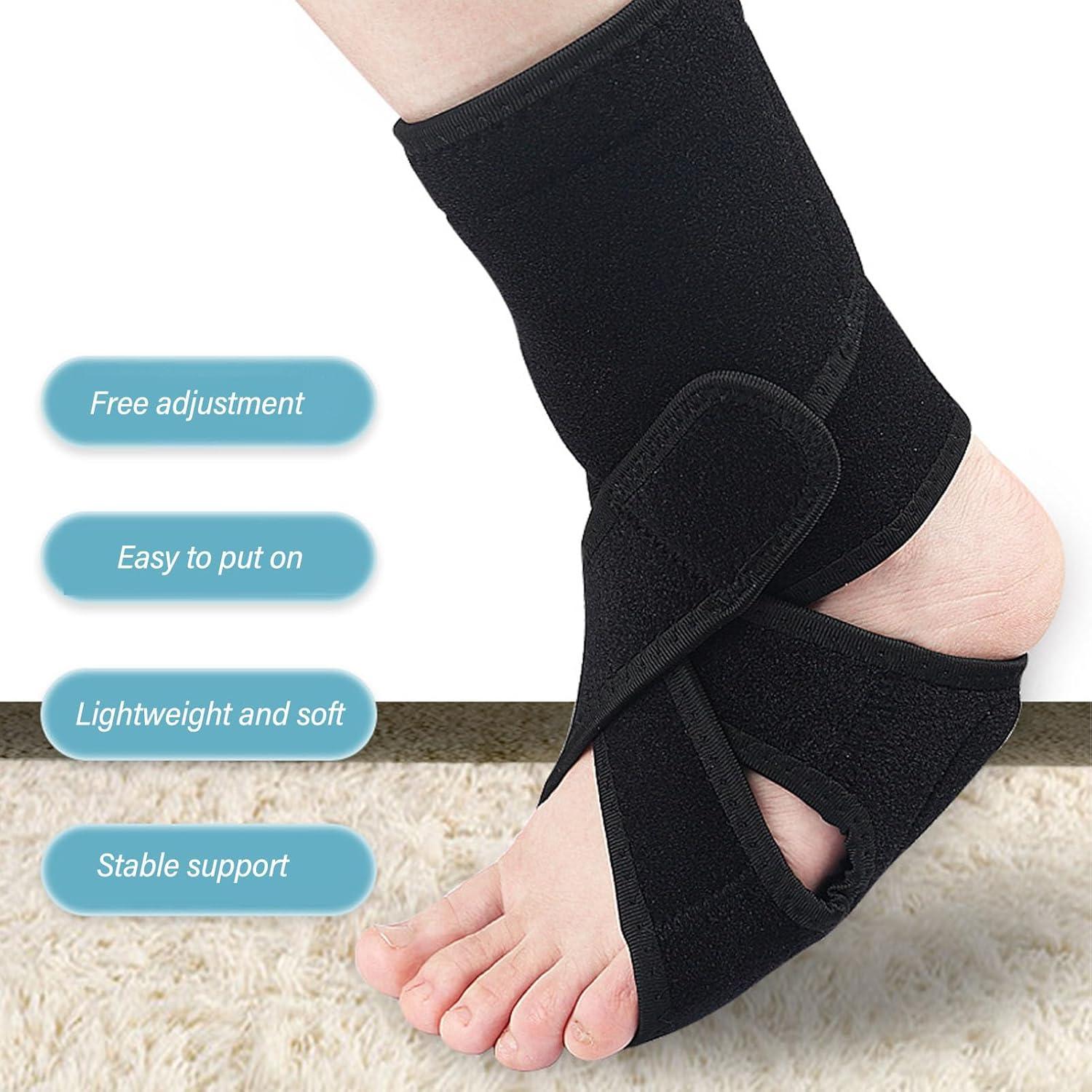 Milltrip Foot Drop Brace for Walking | Plantar Arch Compression Ankle ...