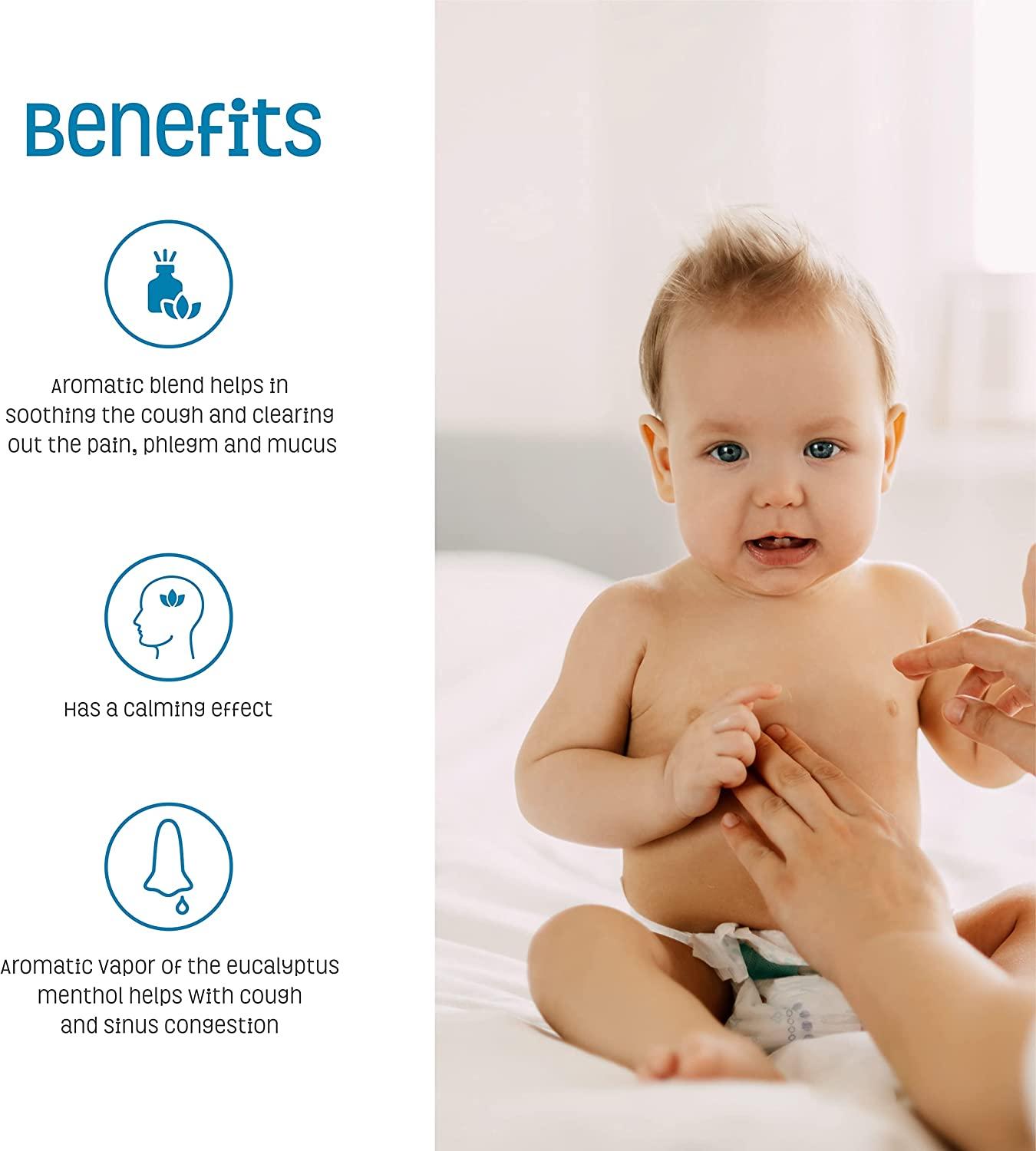 Nature's Baby Organics Ah-Choo! Eucalyptus Vapor Rub 2 oz - Natural ...