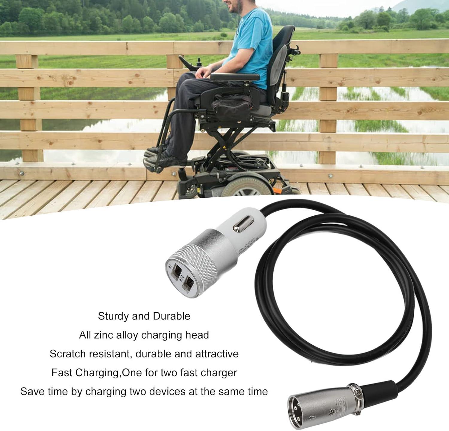 Electric Wheelchair 1 for 2 Fast Charging Universal Mobility Scooter ...