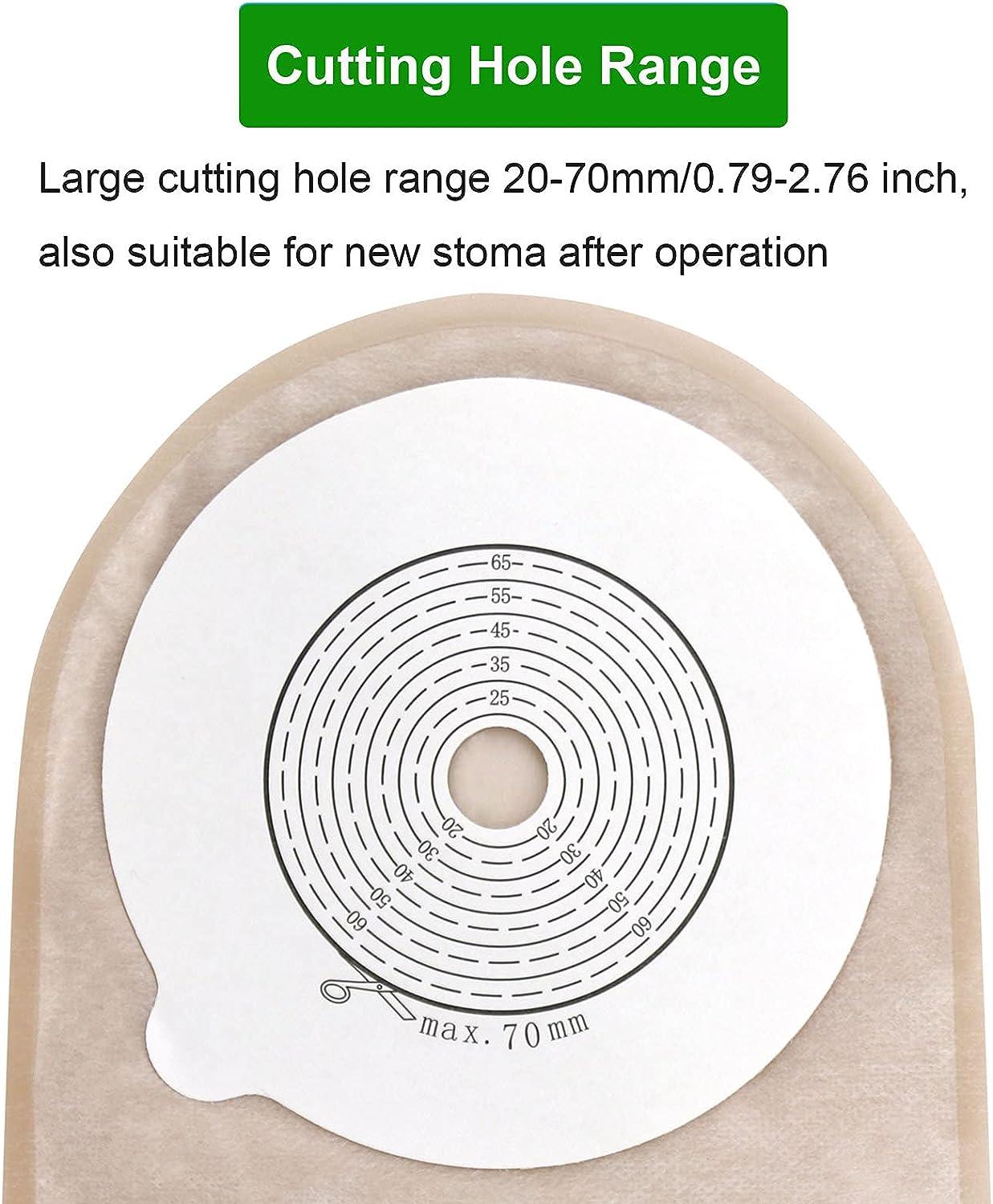 20 PCS Colostomy Bags Ostomy Supplies Drainable Ostomy Pouch for ...