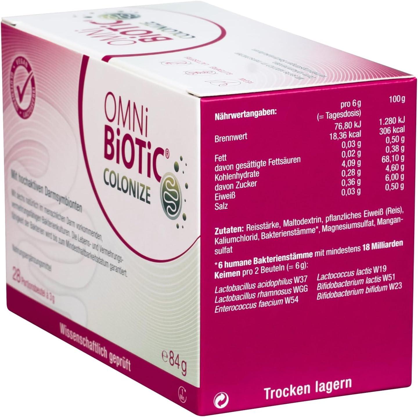 Omni Biotic Colonize - 28 Portions of Vegan Probiotic Powder | 6 ...