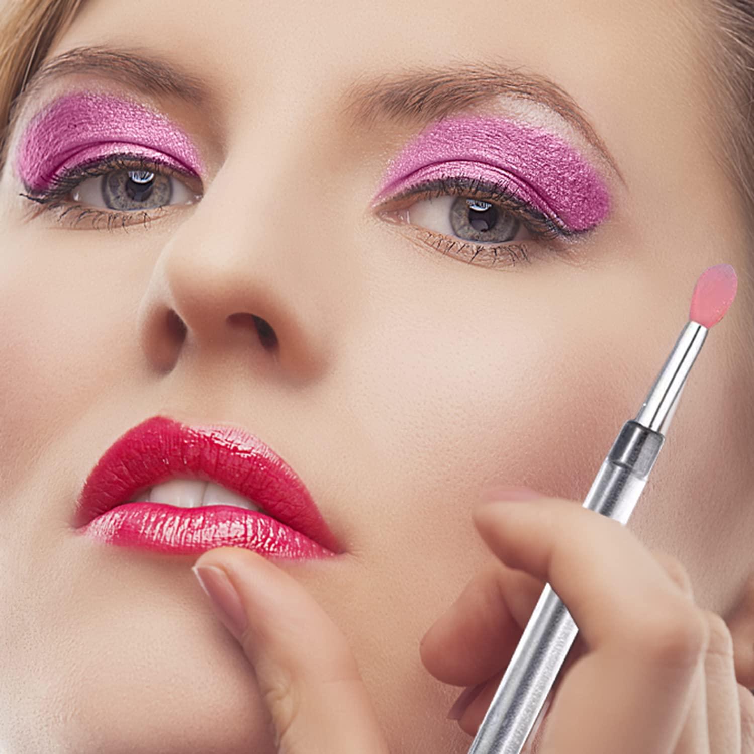 3PCS ELESDA Silicone Lip Brush Set | Reusable Lip Mask Applicator with ...