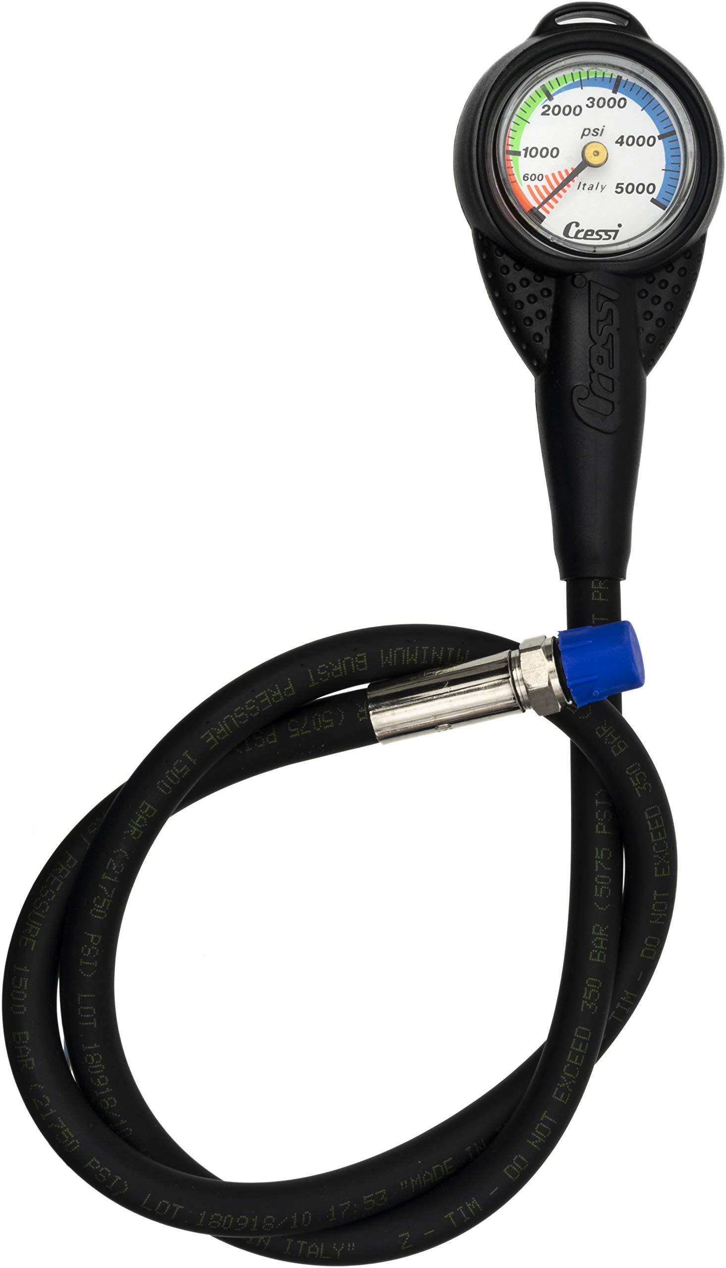 Cressi Mini SPG - Italian-Made Submersible Pressure Gauge for Scuba ...