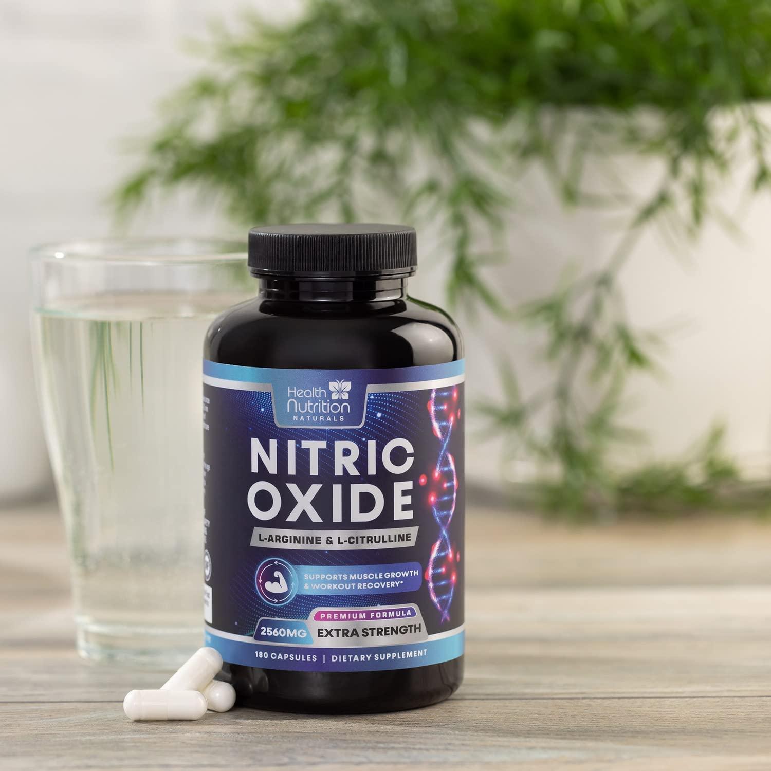 Extra Strength Nitric Oxide Supplement - L Arginine 3X Strength ...