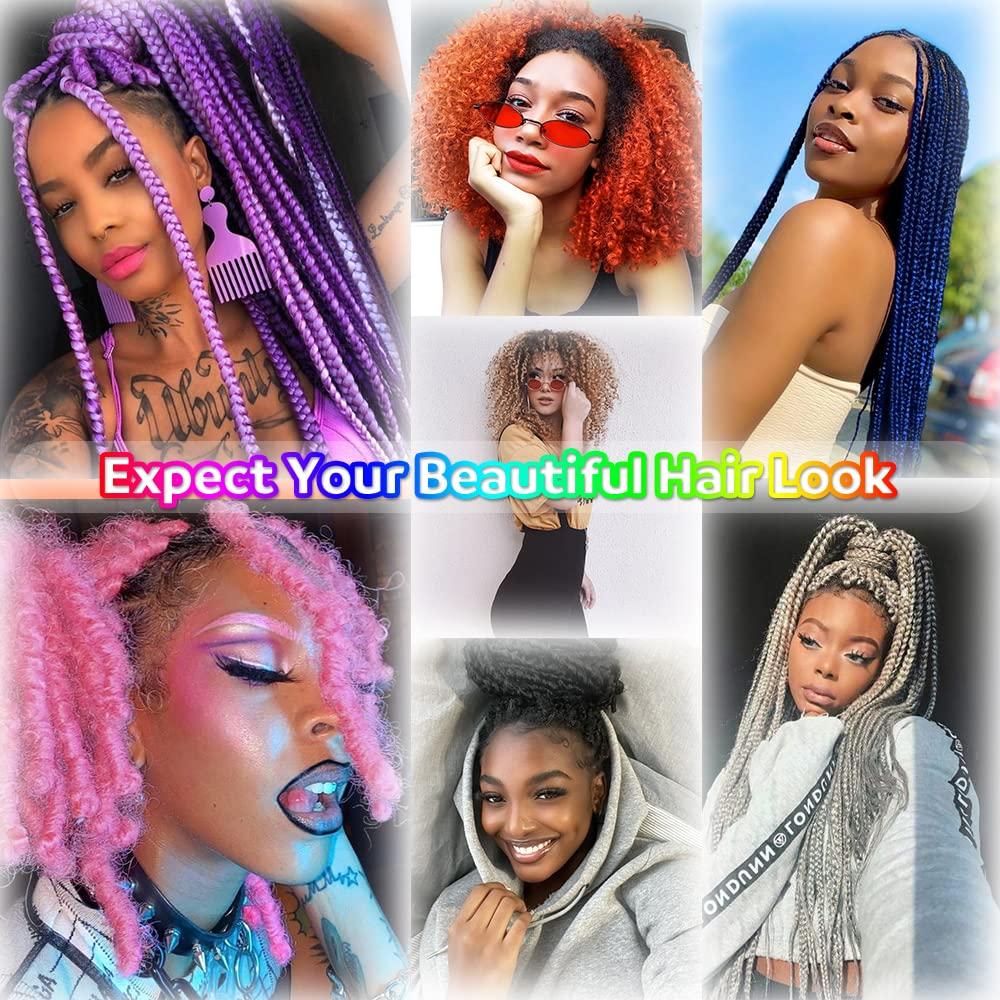 24 Inch Soft Spring Afro Twist Hair 3 Packs Pre-Separated Long Spring ...