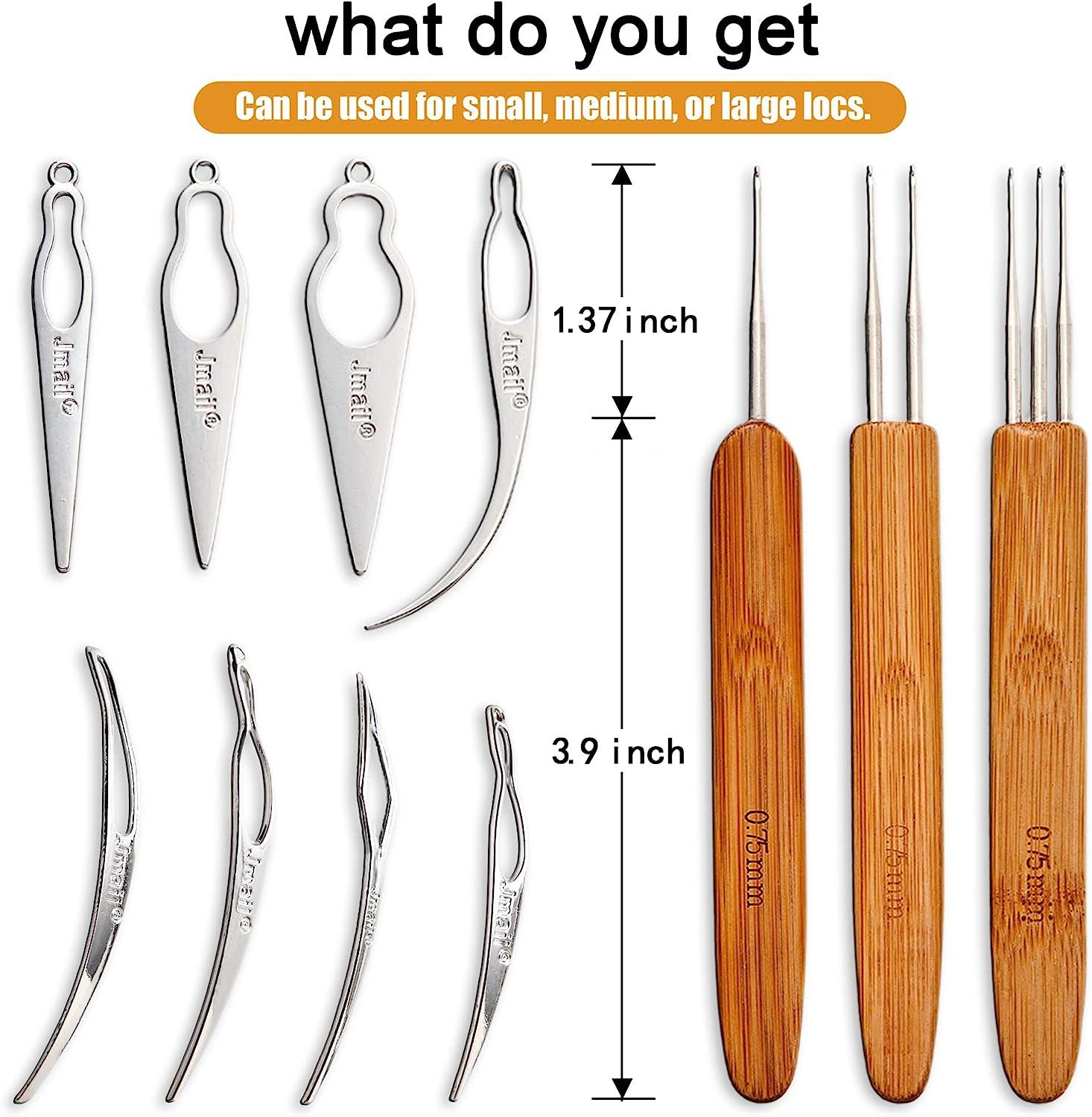 Dreadlock Crochet Needle Kit | Interlocking Tool for Locs | Crochet ...