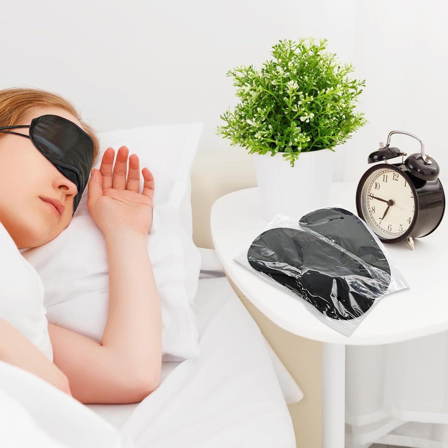 Buy 50 Pack Kheoxusa Individually Wrapped Eye Masks - Bulk Sleep Masks ...