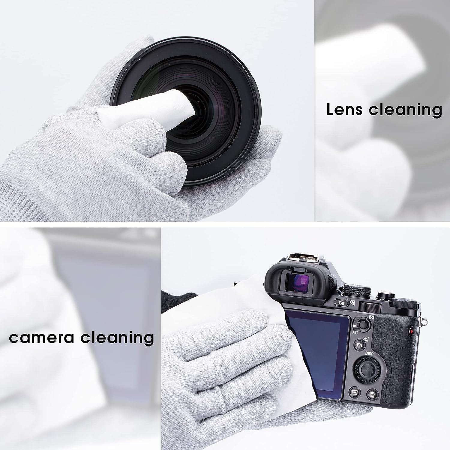 VSGO Camera Cleaning Cloth 20pcs - Durable Microfiber Cloths for Lens ...
