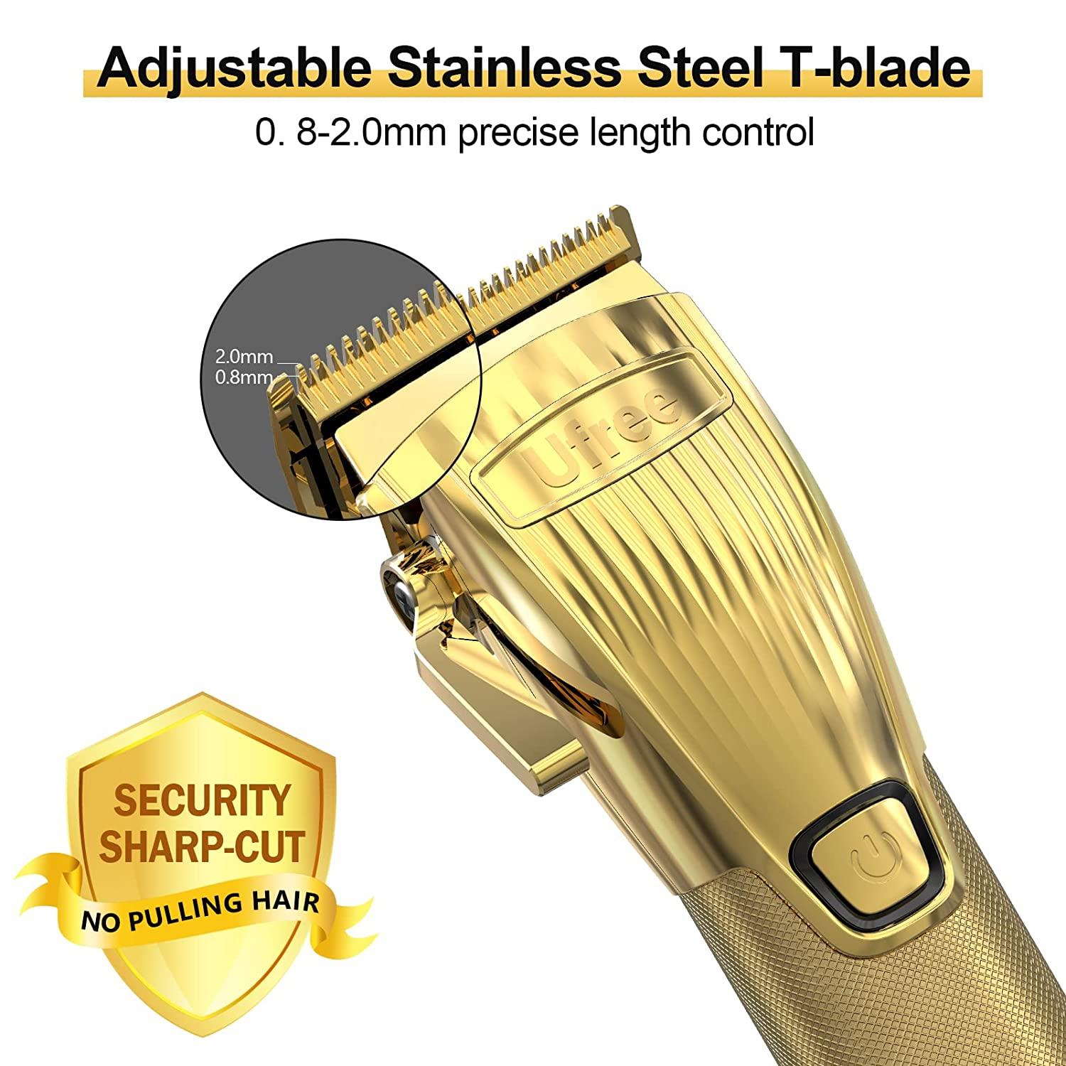 Ufree Hair Clippers and Trimmer Set 2022 - Professional Barber Combo ...