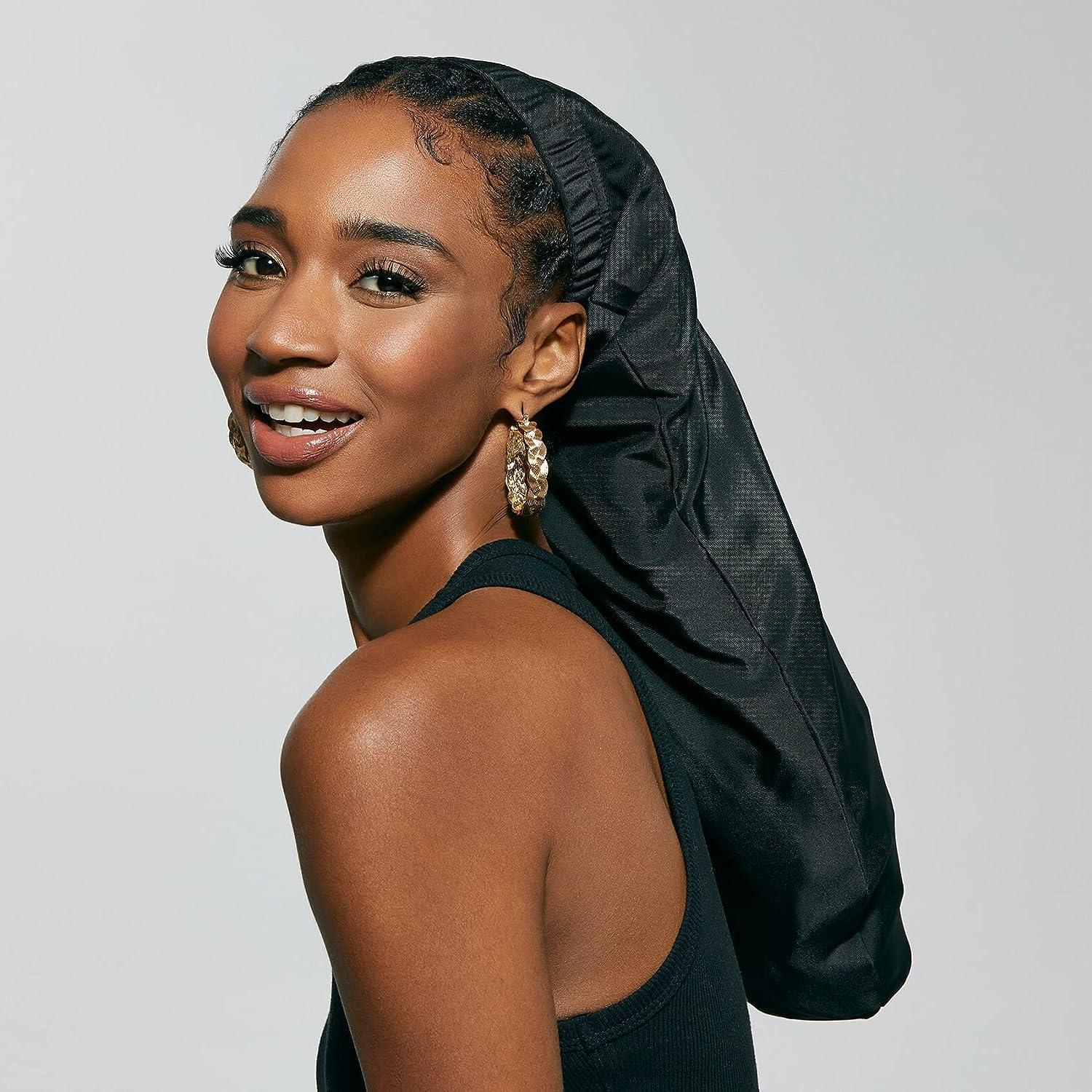 KISS COLORS & CARE Super Jumbo Spandex Braid/Loc Cap - Stretchy & Mark ...