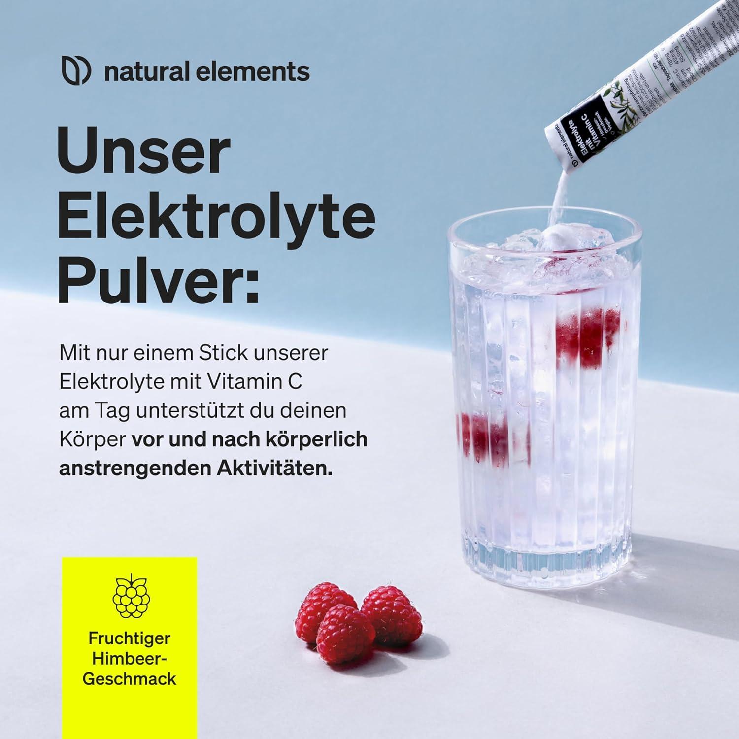 Electrolyte to Go - 20 Vegan Raspberry Sticks | On-the-Go Beverage ...