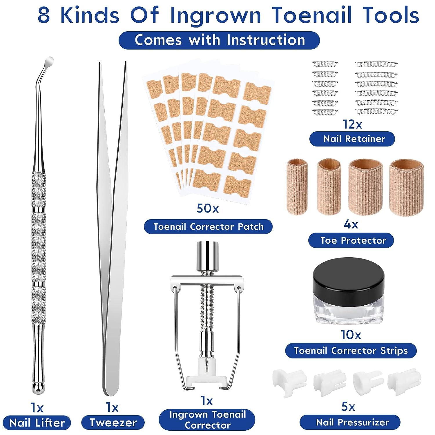 Professional Ingrown Toenail Treatment Kit - Includes Toenail Corrector ...