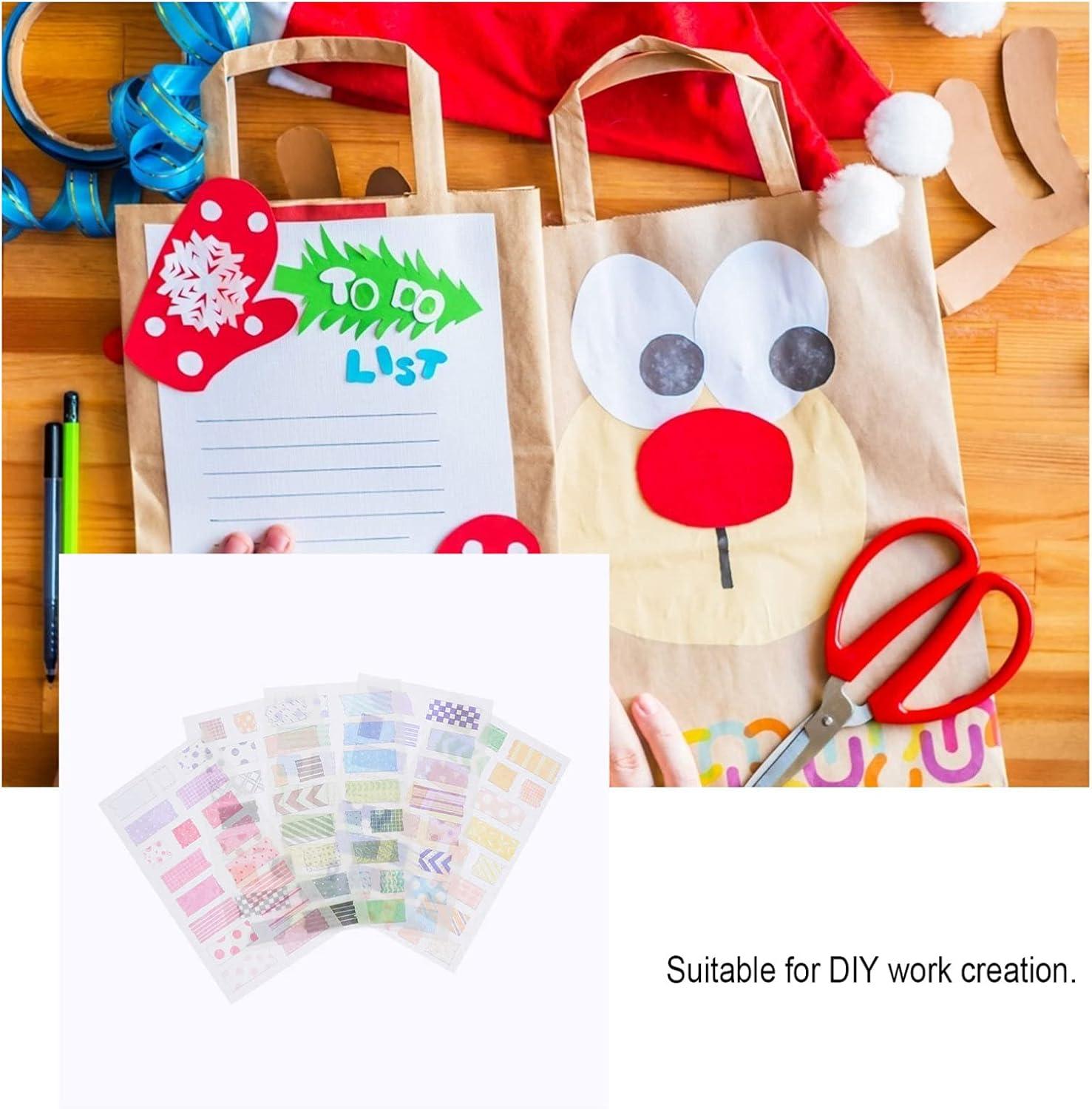 EXCEART 30 Sheets tear off sticker pack vintage stickers scrapbook ...