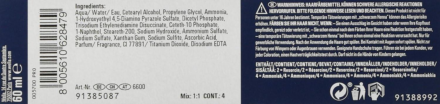 Wella Koleston Perfect ME+ Vibrant Reds Intense Violet Mahogany Brown ...