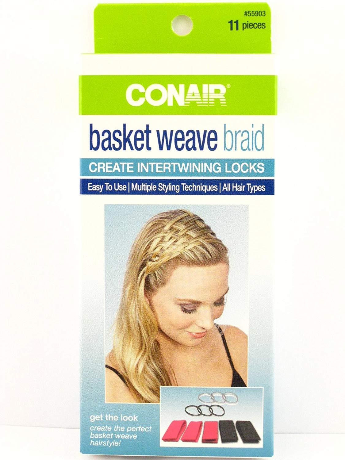 Conair Weave Braid 11pc Kit - Premium Hair Braiding Tools for Stylish ...