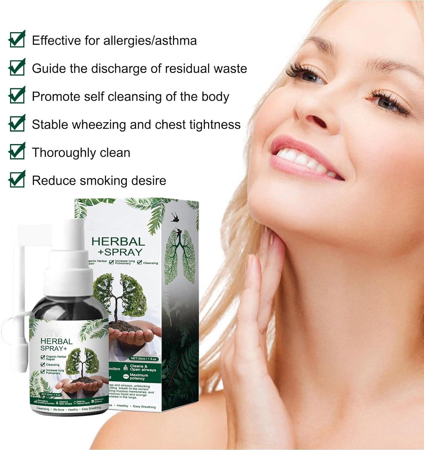 Best Respinature Herbal Lung Cleanse Mist-Powerful Lung Support Respi ...