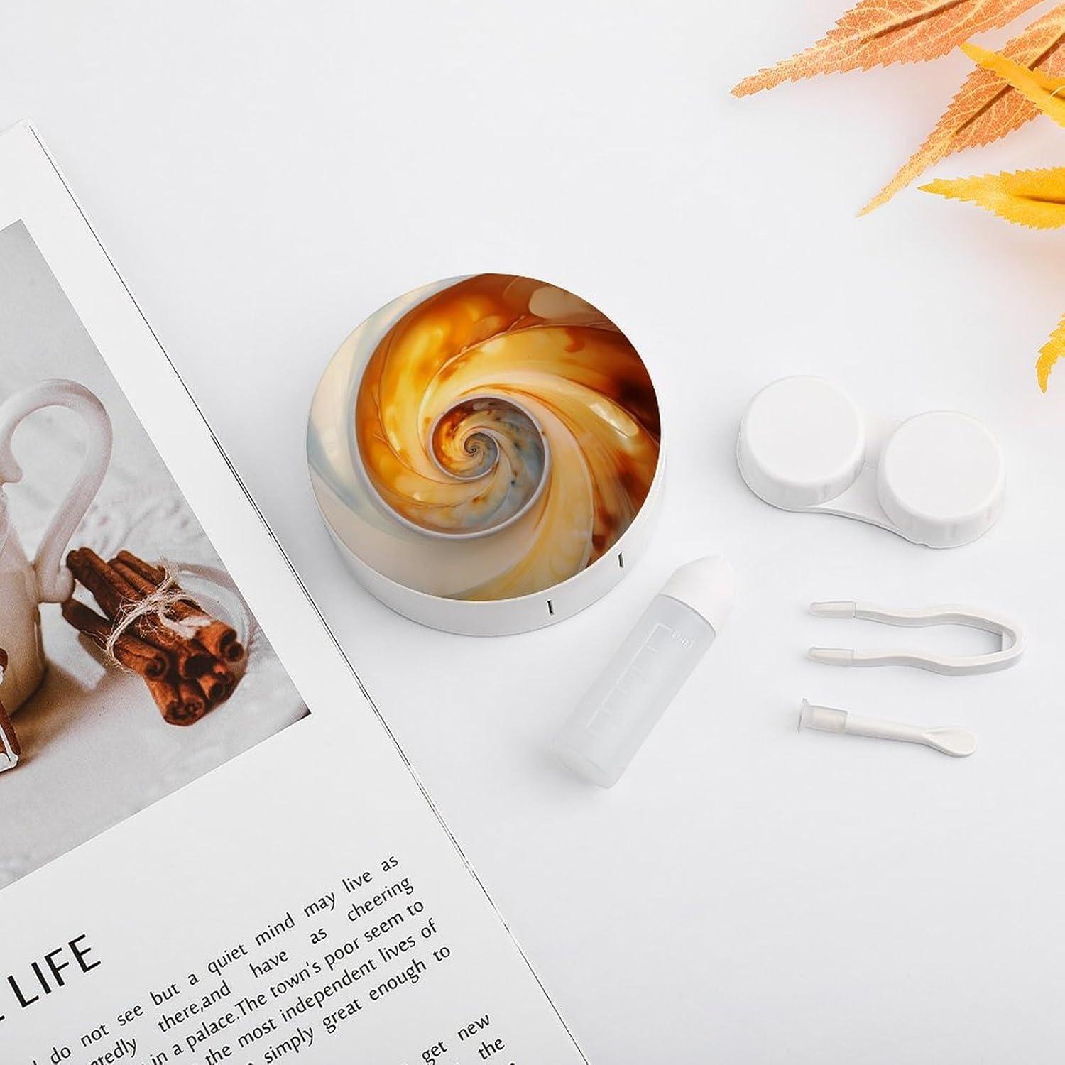 Snail Shell Contact Lens Case with Mirror | Cute Portable Travel Kit ...