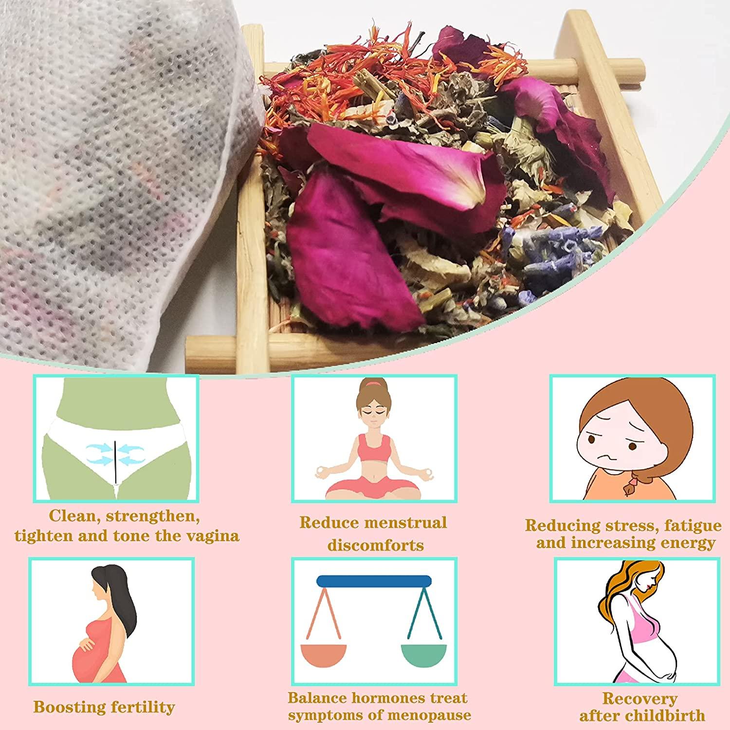 Organic Yoni Steam Herbs for Vaginal Cleansing | V Steam Kit with ...