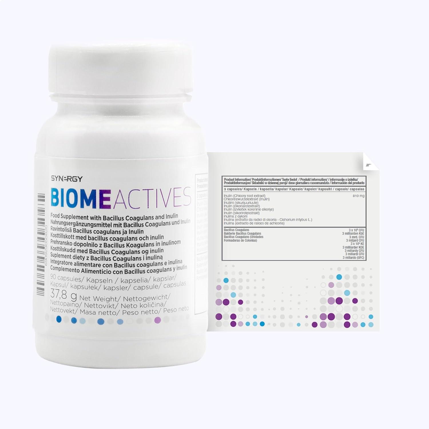 Synergy Worldwide Biome Actives 90 Capsules | Prebiotic & Probiotic ...
