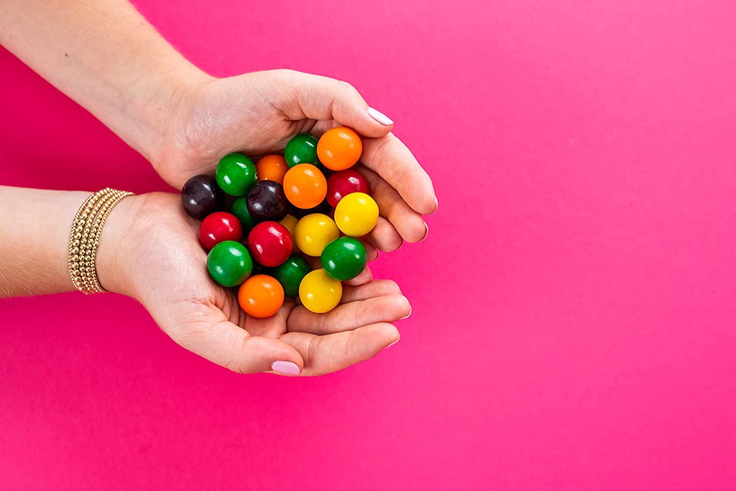 Rain-Blo Bubble Gum Balls 0.53oz Tube - Pack of 48 | Assorted Flavors ...