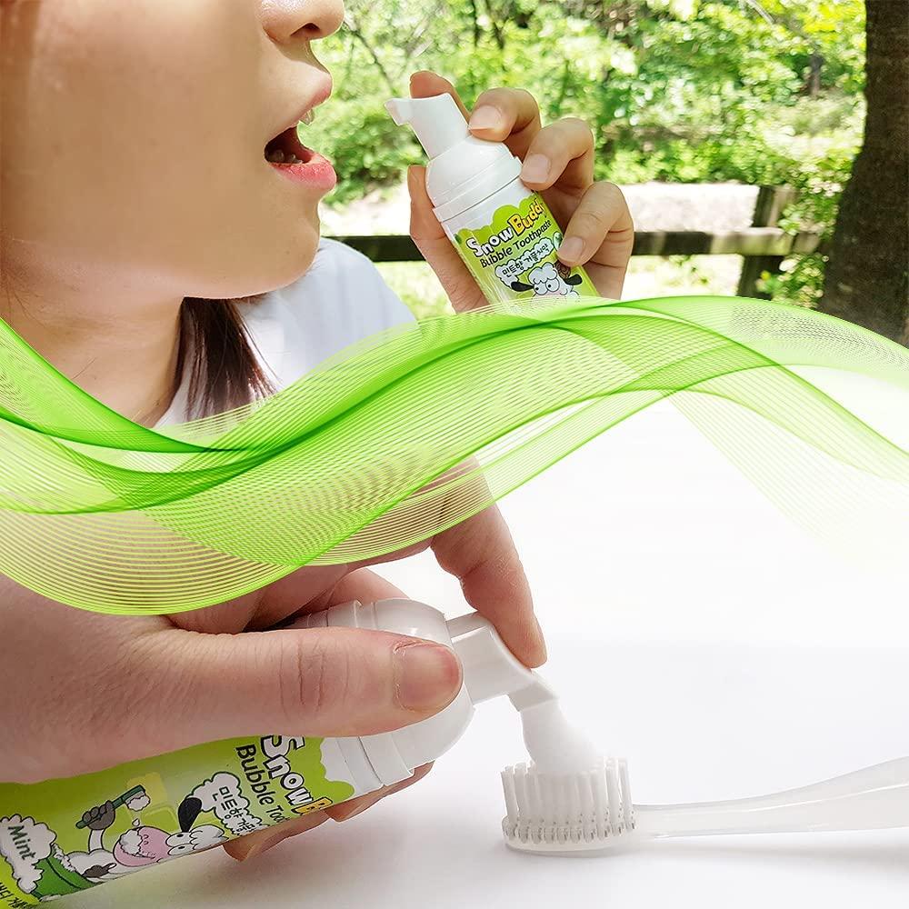 Kids Foam Toothpaste with Mint Flavor - Anti Cavity, Low-Fluoride ...