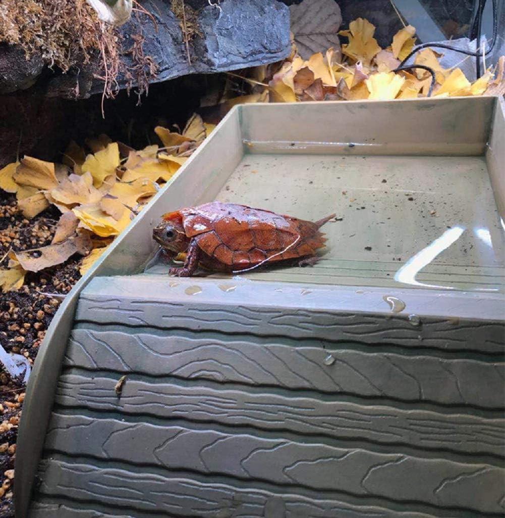 juler Tortoise Wood Grain Bath Tub Tortoise Lizard ABS Plastic Stepped ...
