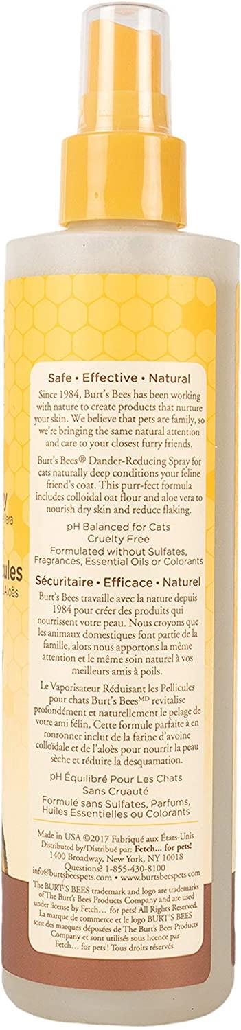 Burt's Bees Dander Reducing Spray for Cats - Colloidal Oat Flour & Aloe ...