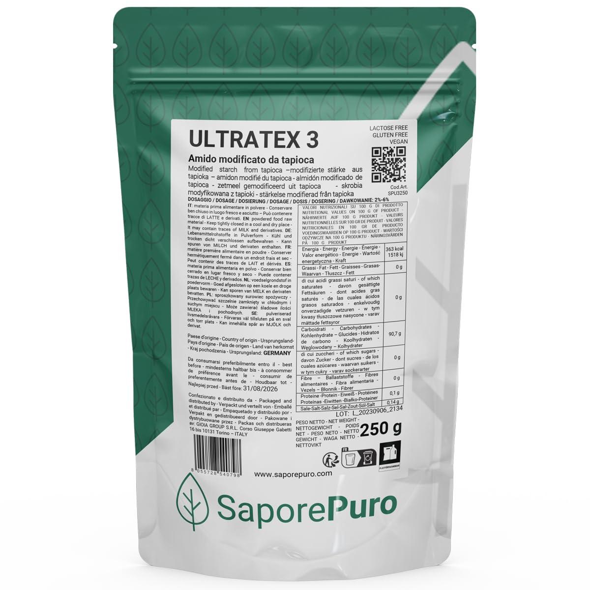 Saporepuro Ultratex 3 250 gr - Starch Modified by Tapioca | Buy Now ...