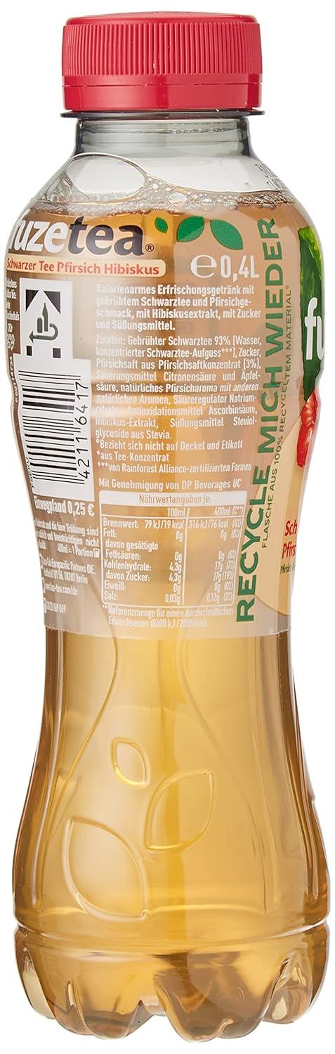 Fuze Tea Peach Hibiscus - Refreshing Herbal Fusion in Eco-Friendly ...