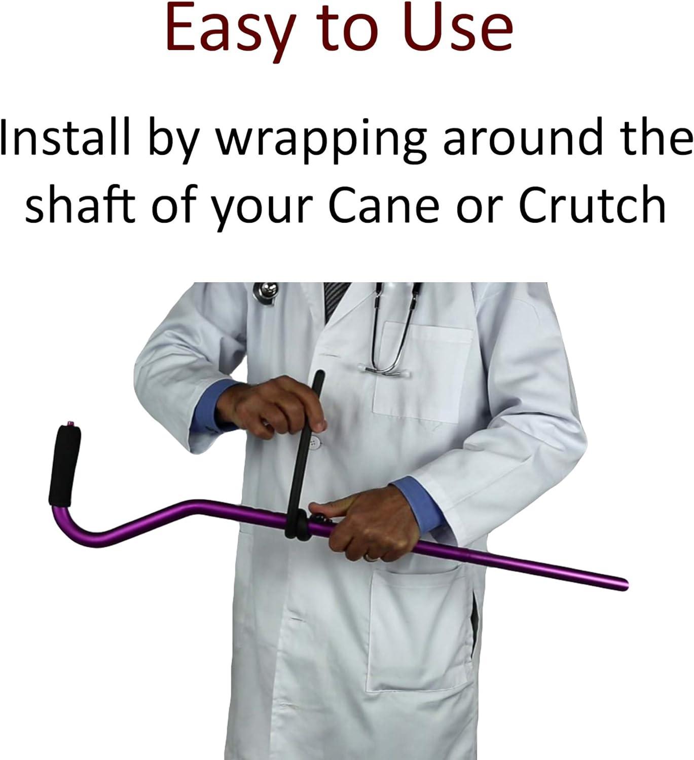 Crutcheze Cane Holder 3 Pack - Holds Canes Within Reach - Walking Stick ...