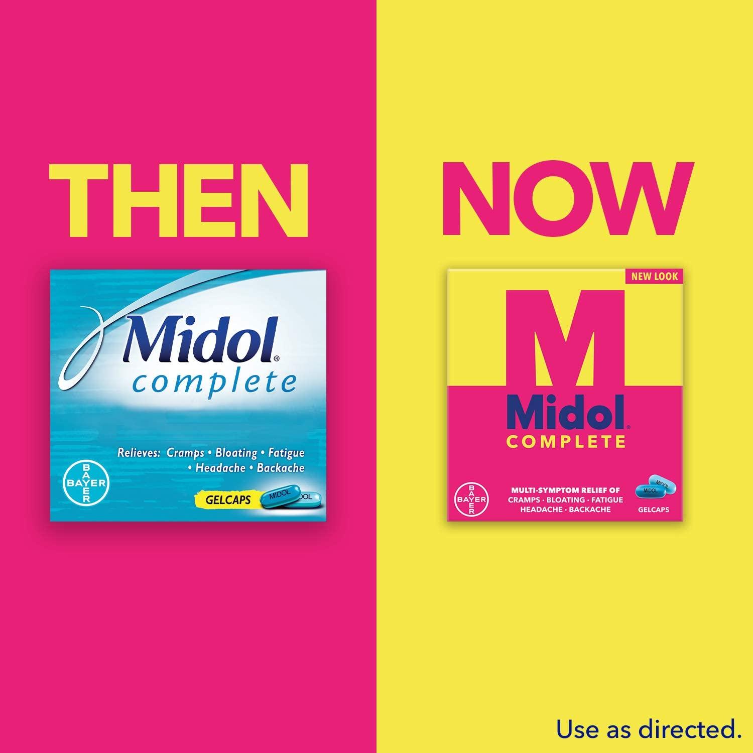 Midol Menstrual Complete Gelcaps - 24 ct | Buy Now with Express ...