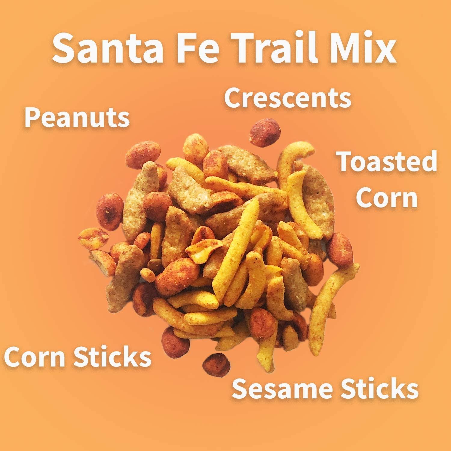 Santa Fe Trail Mix - Spicy Mix with Hot Peanuts, Cajun Corn Sticks ...